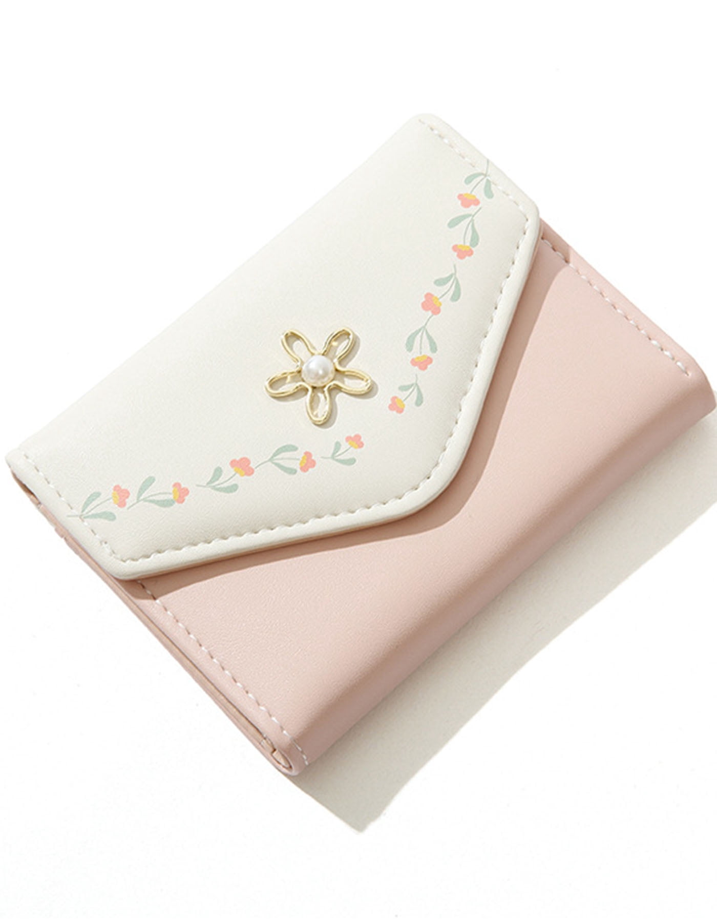 Farcauo Wallet Women Small Slim Wallets for Women Cute Pink Women's ...