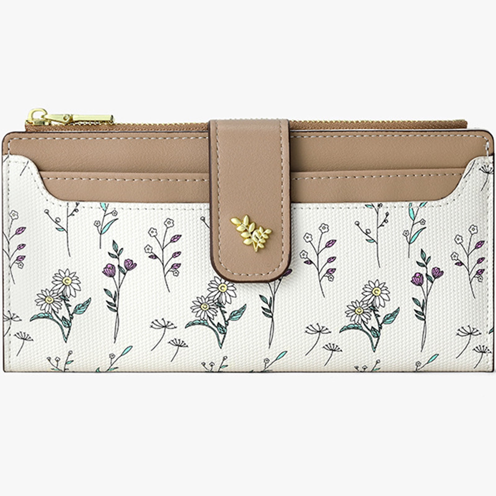 Farcauo Wallet Women Small Wallets for Women Cute Brown Women's Card ...
