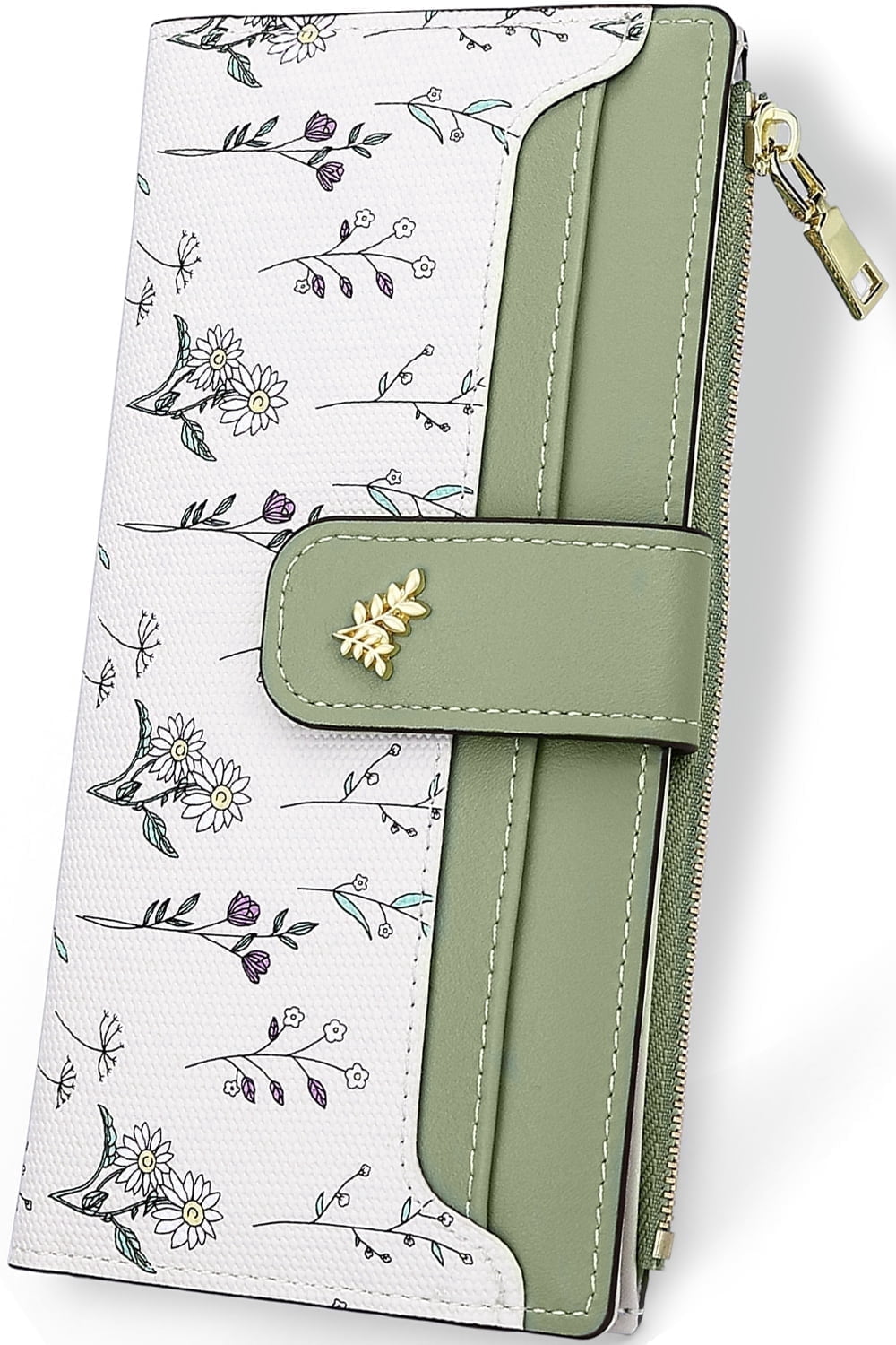 Farcauo Wallet Women Wallets for Women Cute Green Women's Card Wallets ...