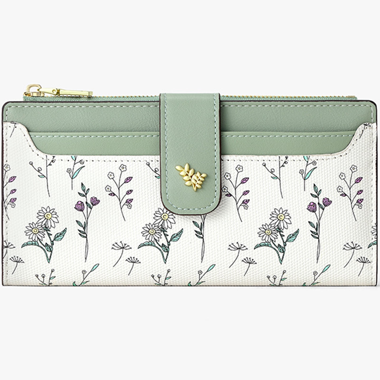 Farcauo Wallet Women Wallets for Women Cute Green Women's Card Wallets ...