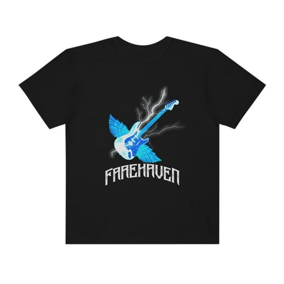 Farehaven Falling Endlessly - Graphic Band Tee Shirt for Men, with ...