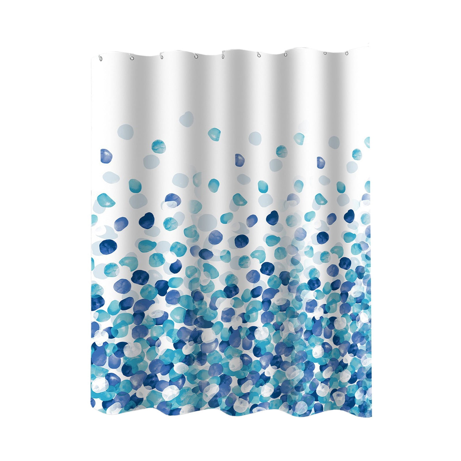 Fareti 71x71 Inch Waterproof Shower Curtain Dry Wet Separation Bathroom ...
