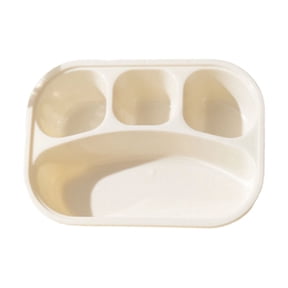 Divided Plastic Plates for Kids & Family | Meal Portion Control