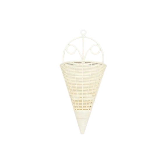 Fareti Rattan Hanging Planter Basket 12.4X5.51In Woven Decorative Wall ...
