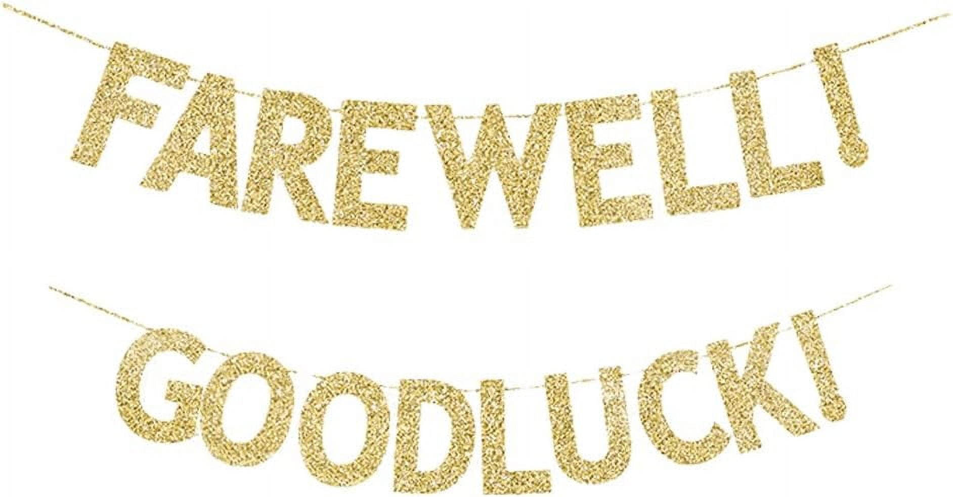 Farewell! Goodluck! Banner, Frewell Party/Graduation/House Moving ...