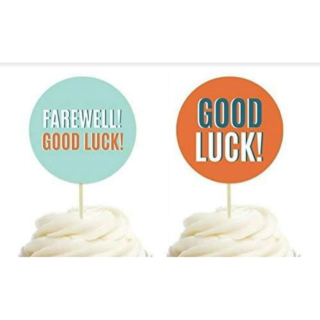 Farewell Retirement Party Decorations, Farewell! Good Luck!, Cupcake ...