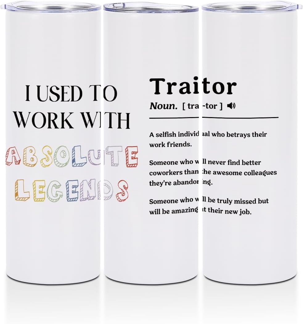 Farewell Traitor Noun Stainless Steel Straight 20 Oz Tumbler - Funny ...