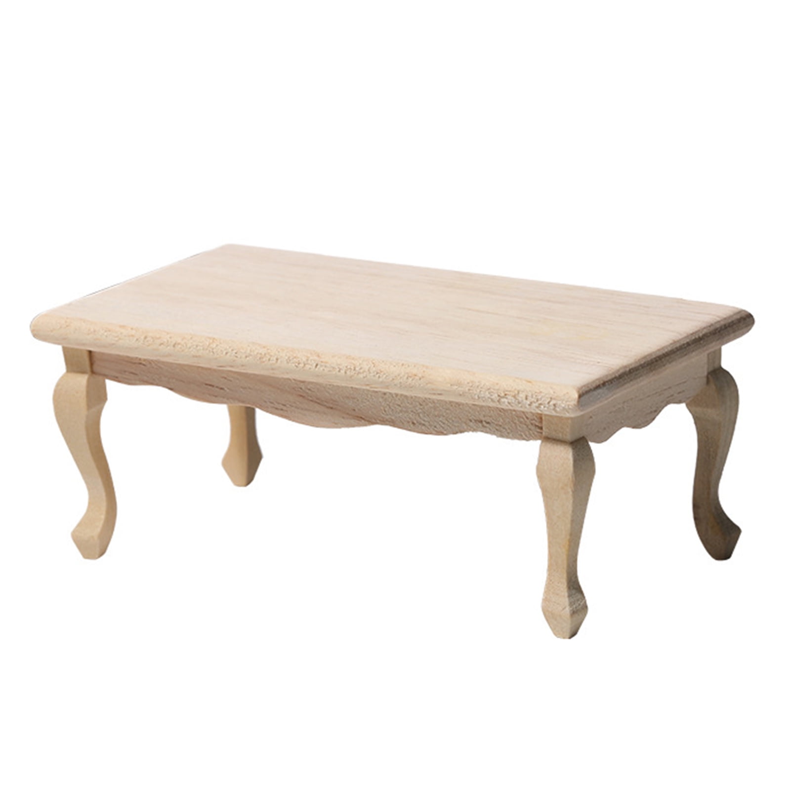 Farfi 1/12 Cute Miniature Furniture Model Teatable Coffee Table Living ...