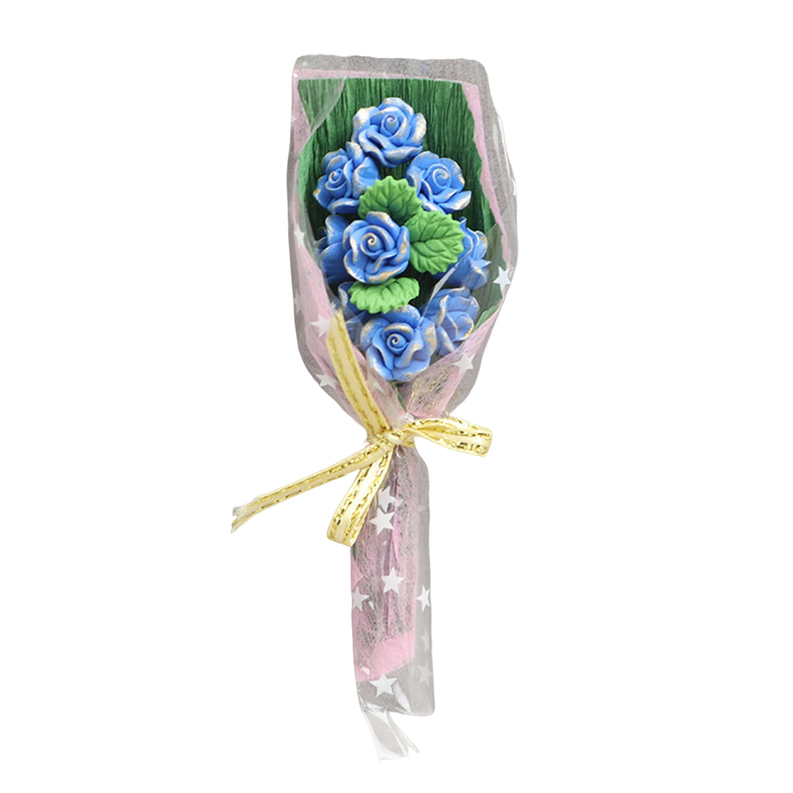 Farfi 1:12 Doll House Mini Bouquet Realistic Exquisite Micro Scene ...