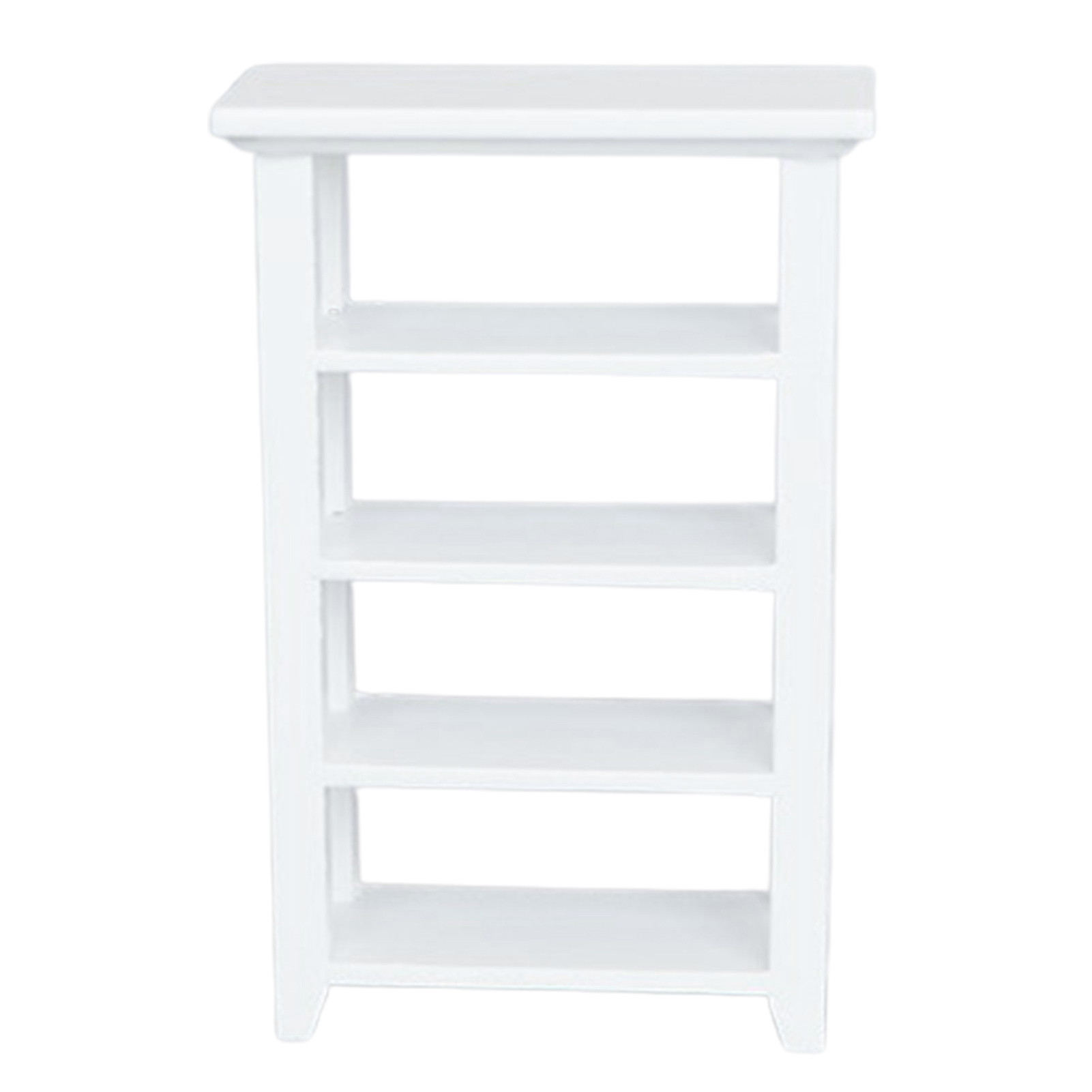 Farfi 1/12 Dollhouse Mini Furniture Ornament Floor Shelf Storage Rack ...