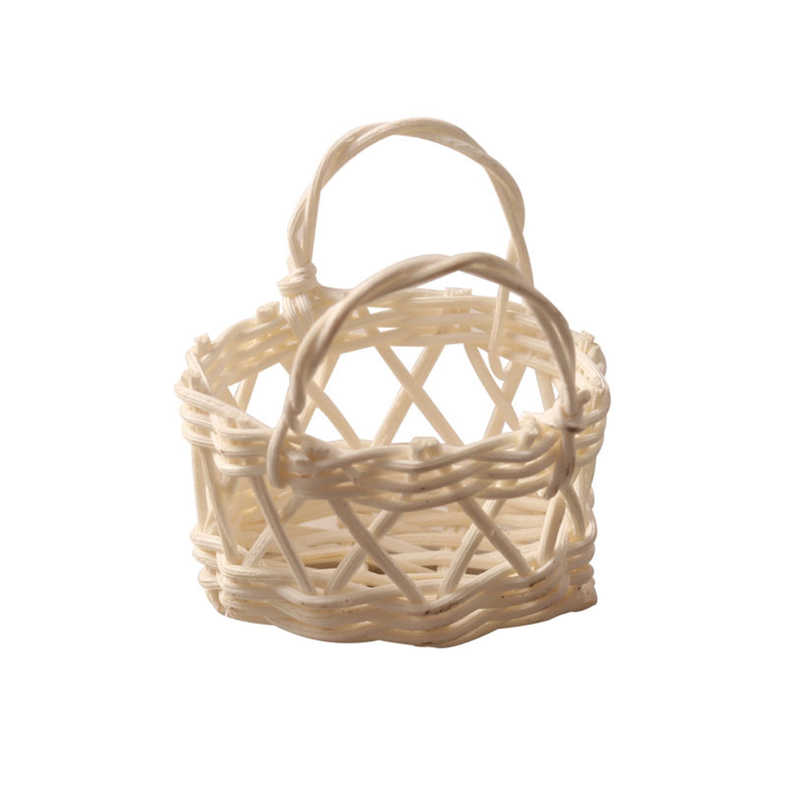 Farfi 1:12 Mini Basket Realistic Woven High Reduction Handmade ...