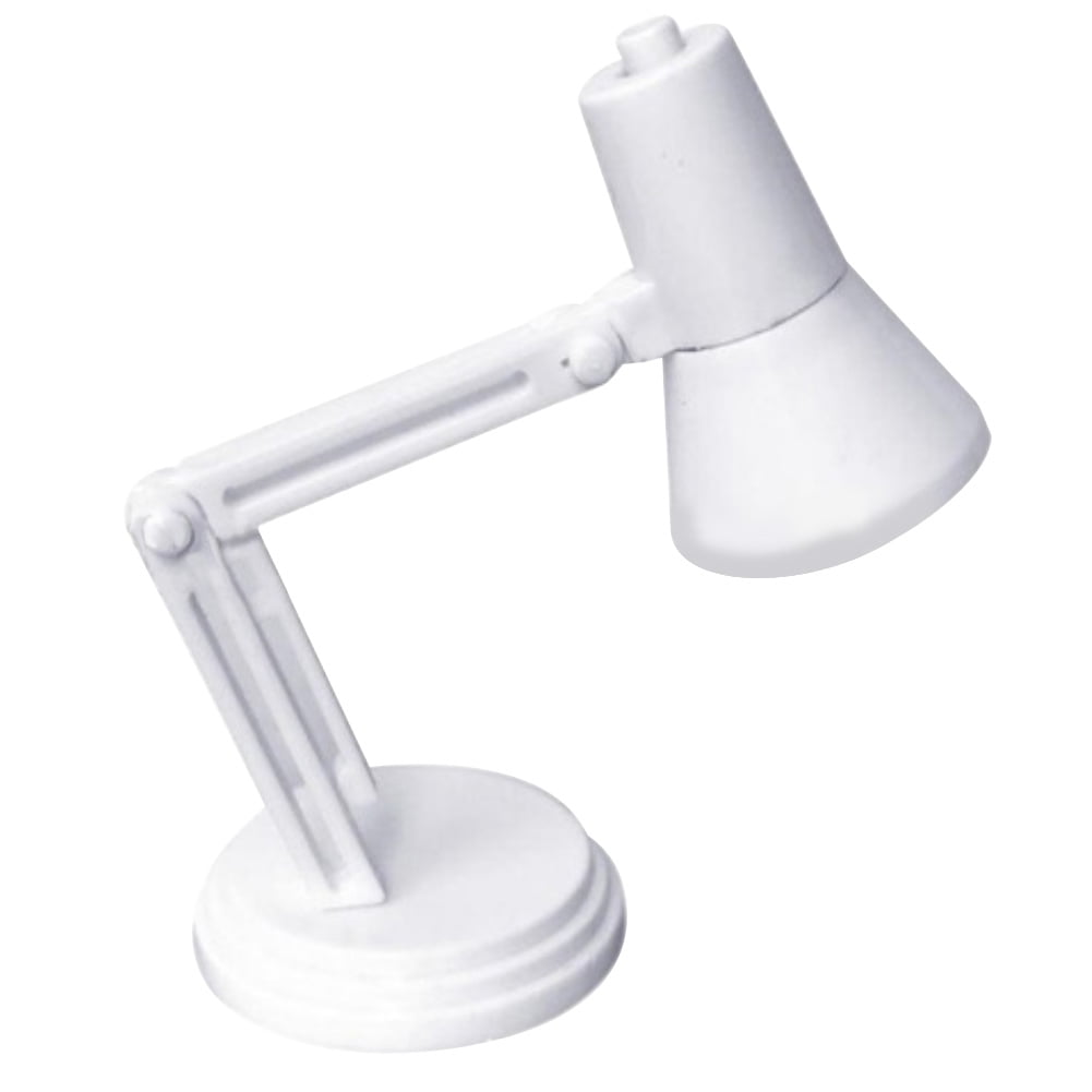 Farfi 1/6 Dollhouse Miniature Adjustable Table Lamp Light Doll Room ...
