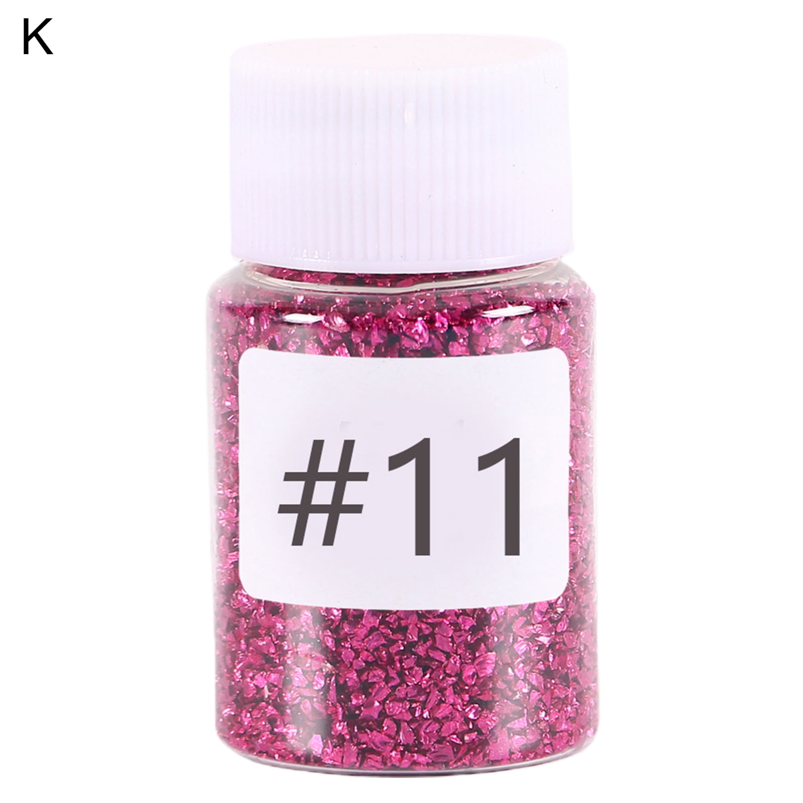 Farfi 1 Bottle Beautiful Glitter Crushed Stone Decor Shiny Glamorous ...