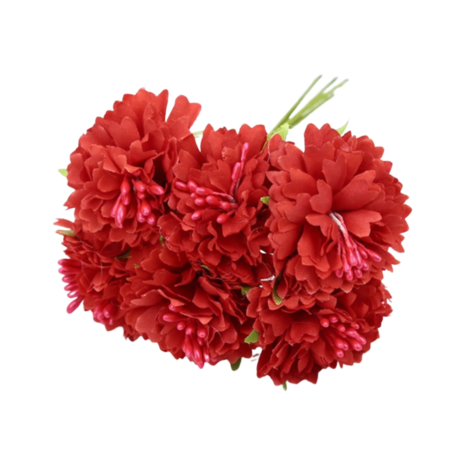 Farfi 1 Bunch Faux Silk Carnation Stamen Add Romance Sugar Box ...
