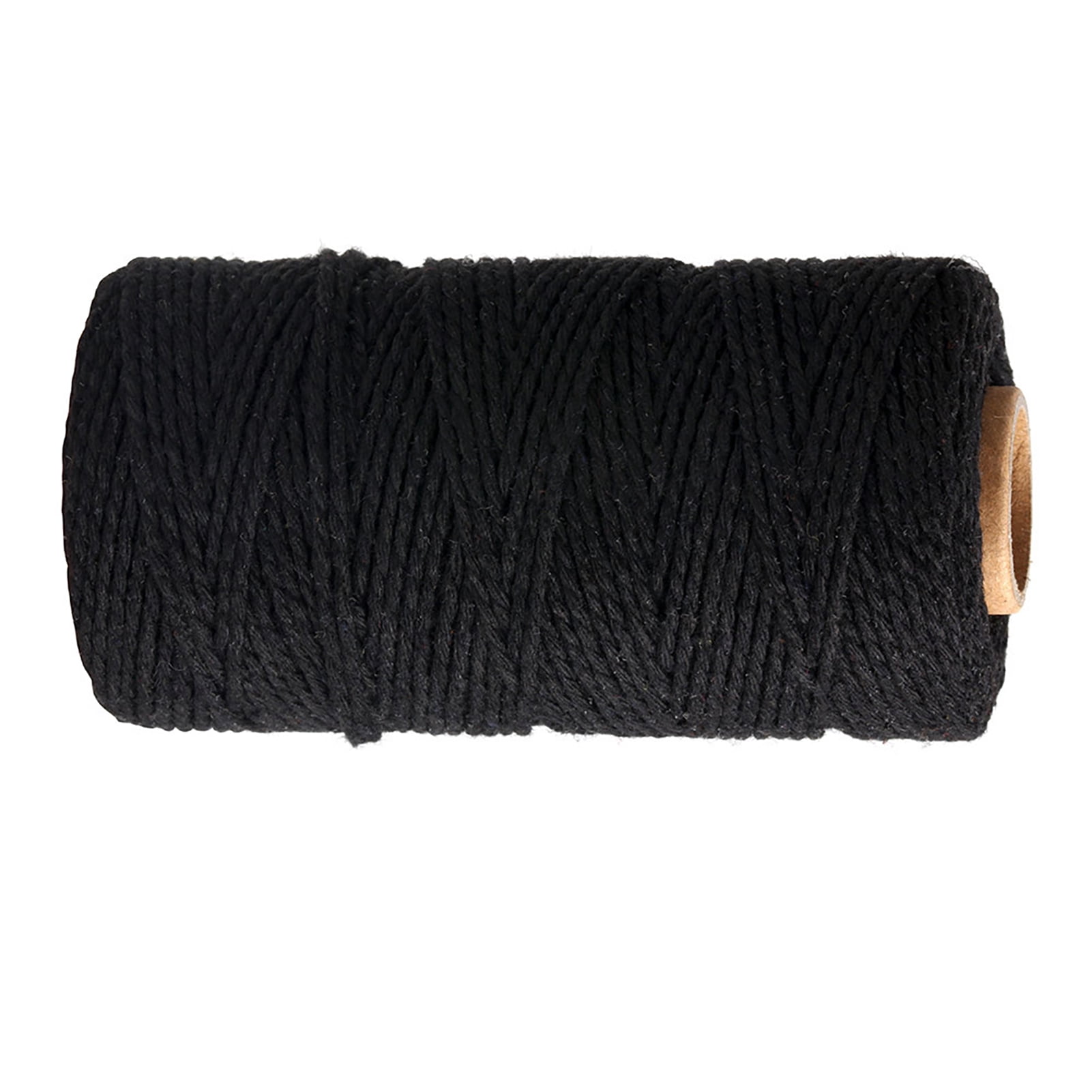 Farfi 1 Roll 2mm Macrame Cord Colorful Colorfast Soft Twisted Cotton ...