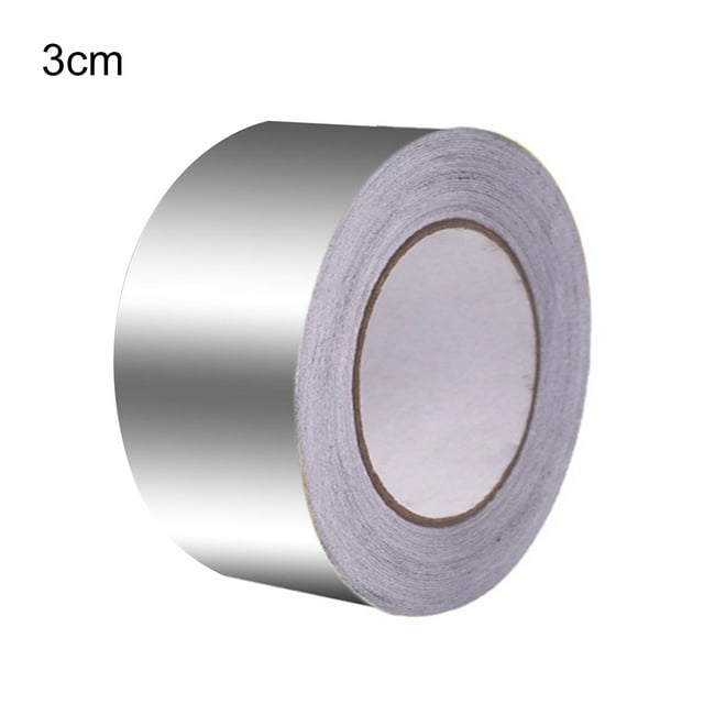 Farfi 1 Roll Heat-resistant More Thicken Aluminum Foil Adhesive Tape Practical Waterproof Duct ...