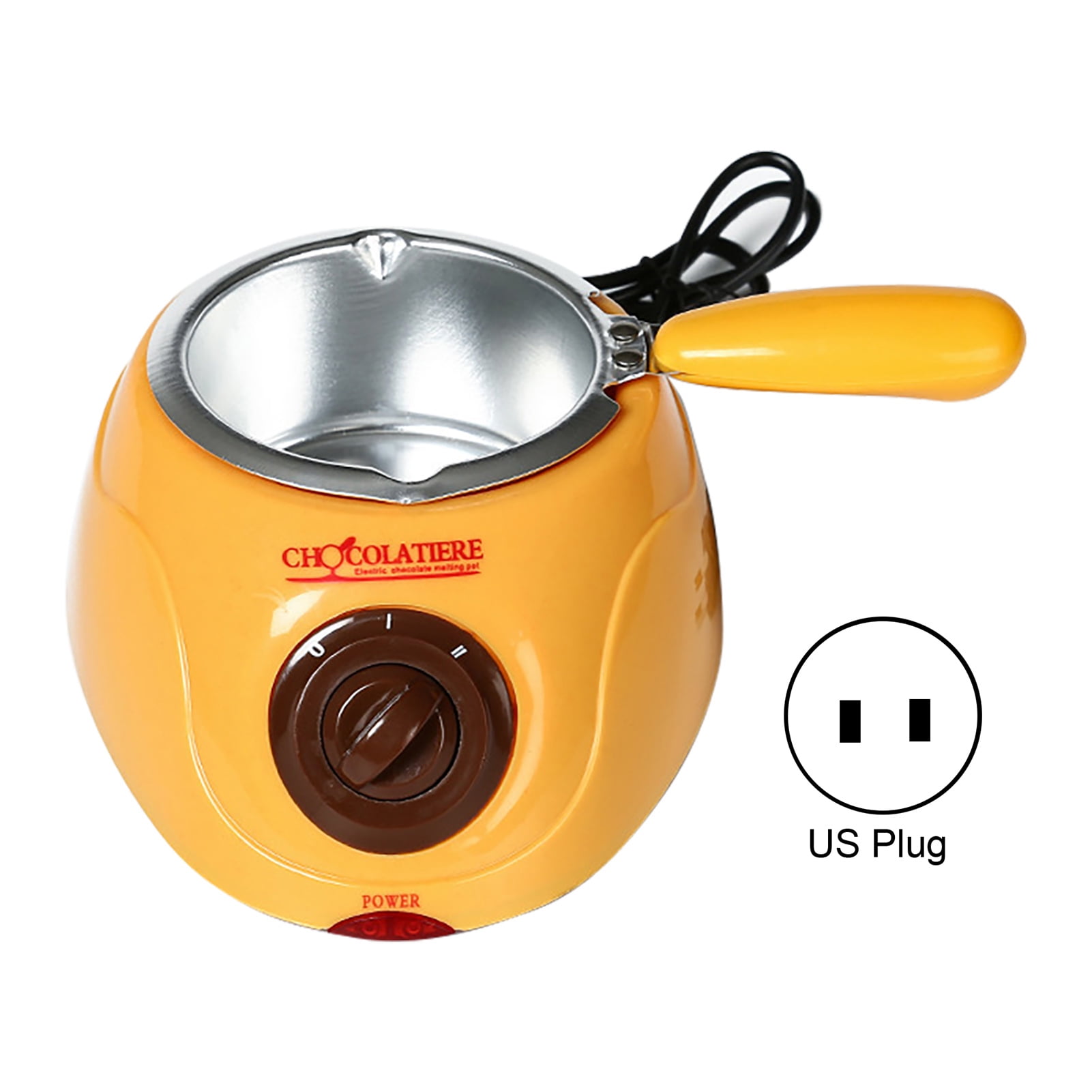 Farfi 1 Set 250ml Chocolate Melt Fondue Food Grade Energy-saving Metal ...