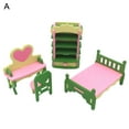 Farfi 1 Set Dollhouse Furniture Handmade Micro Landscape Mini Wooden ...