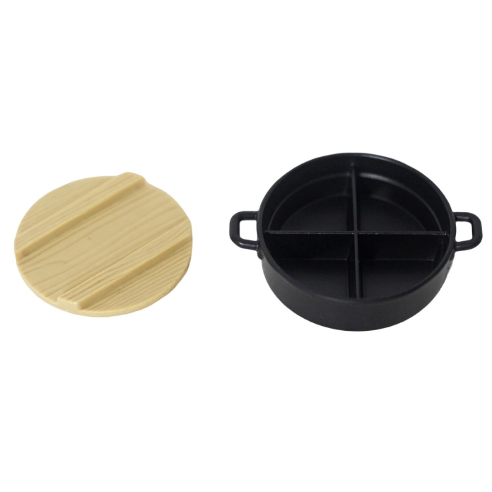 Farfi 1 Set Dollhouse Hot Pot High Reduction Realistic Decorative Mini ...