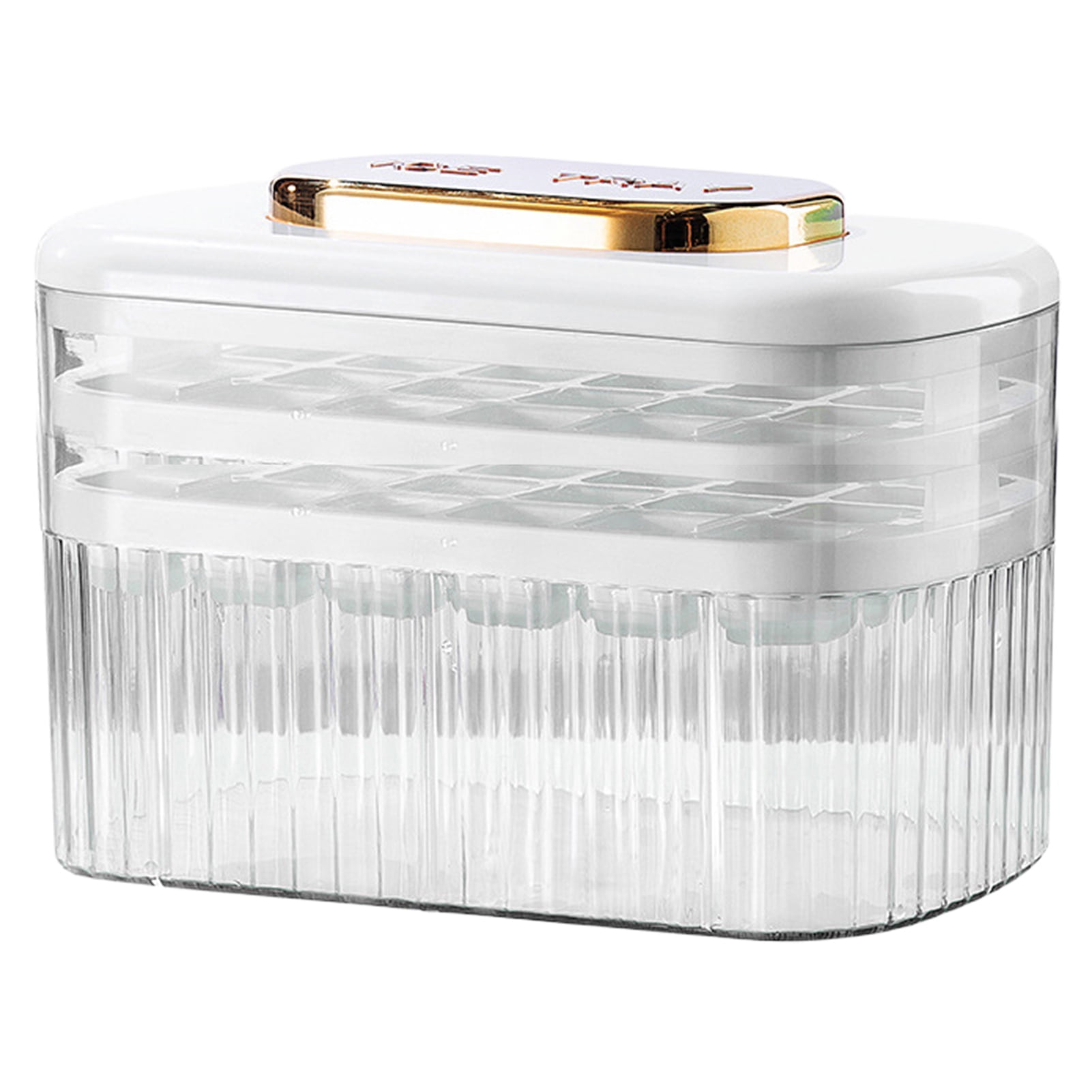 Farfi 1 Set Ice Cube Tray Spill-Resistant Storage Box Press Design ...