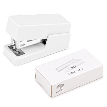 PLUS Paper Clinch Compact Staple Free Staple Green - Walmart.com