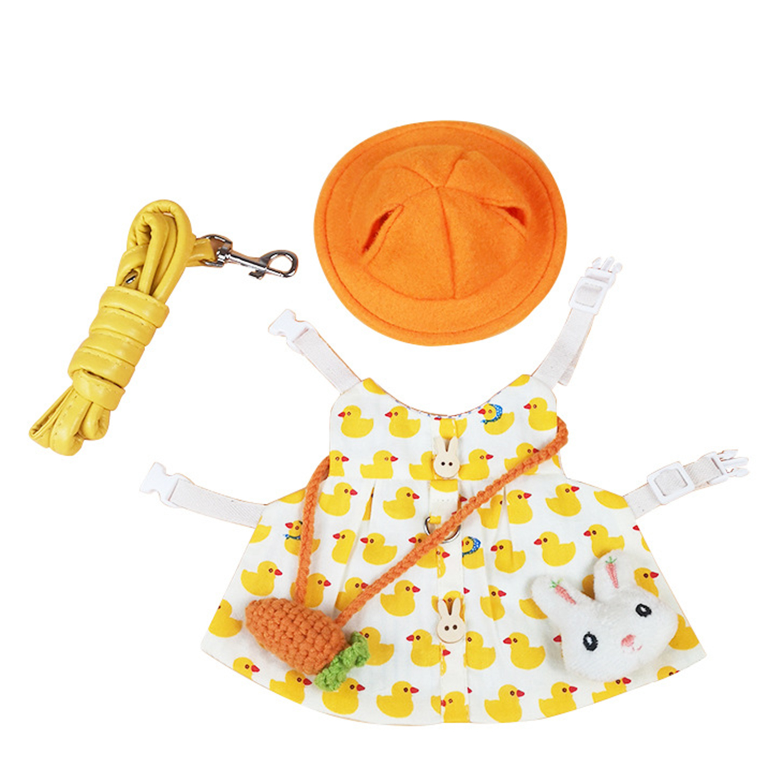 Farfi 1 Set Rabbit Vest Set Elegant Eye-catching Breathable Bunny Pet ...