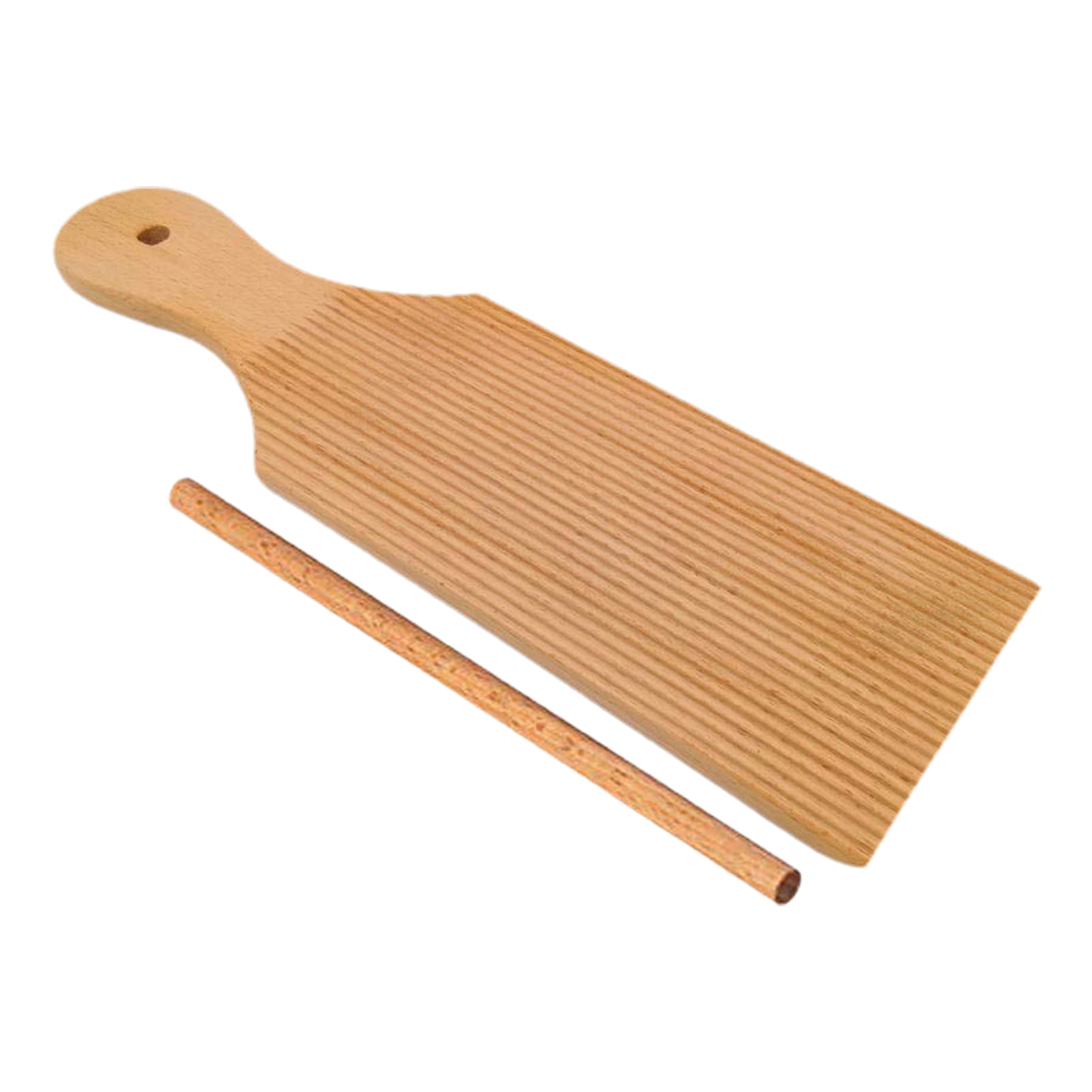 Farfi 1 Set Stable Fine Texture Pasta Making Board Wood Practical Wave ...
