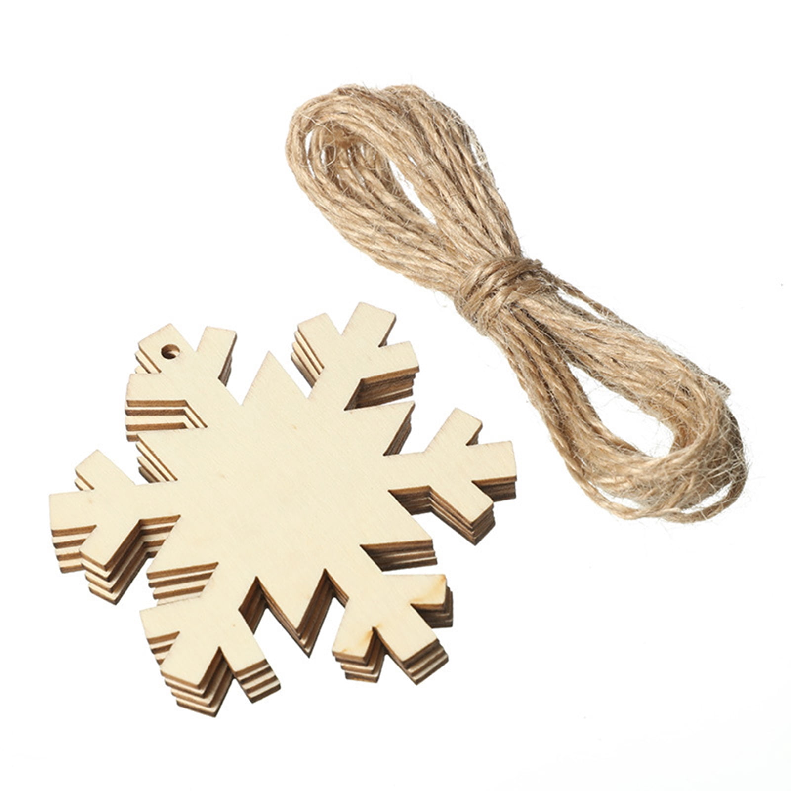 Farfi 10 Set Christmas Tree Hanging Burr Free Uniform Thickness Laser ...