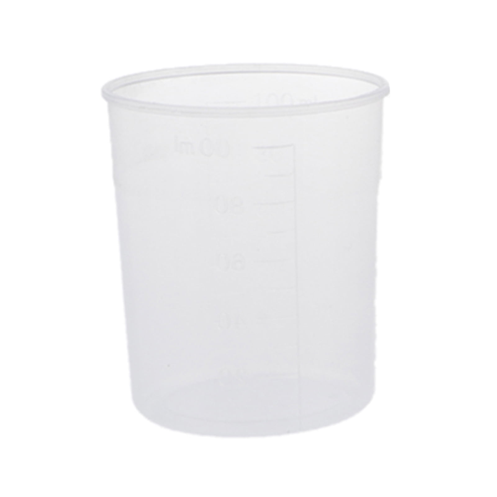 Farfi 100ML Scale Cup Reusable Stackable Plastic Washable Measuring ...