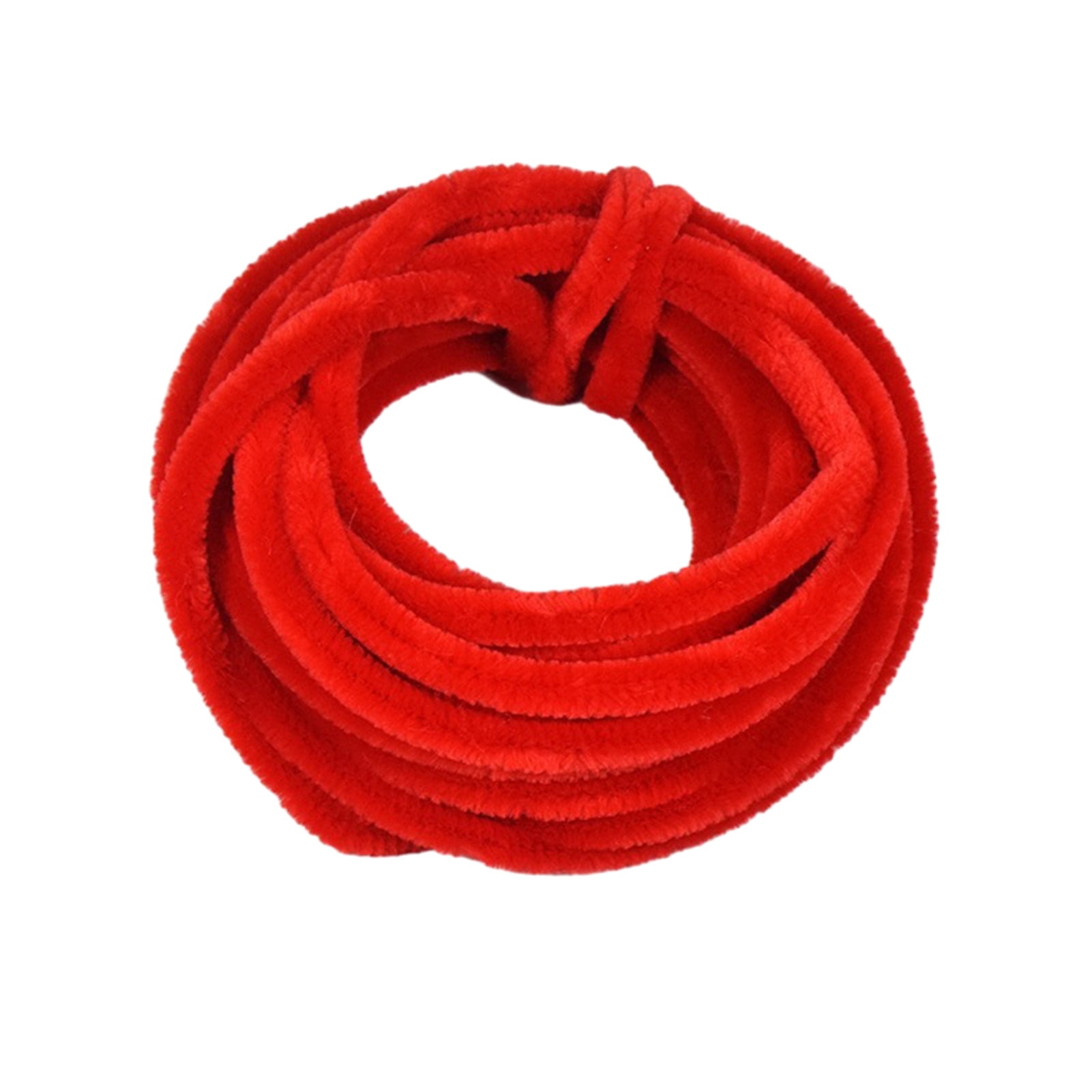 Farfi 10MM 12M Pipe Cleaner Colorful Long Fuzzy DIY Art Craft Flexible ...