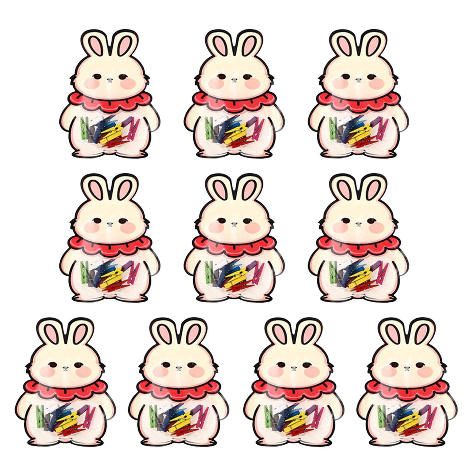 Farfi 10Pcs Candy Bag Visible Window Animal Style Cute Little Hedgehog ...