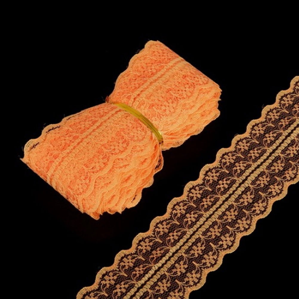 Farfi 10m Embroidered Lace Trim Ribbon Band Clothes Handicraft DIY ...