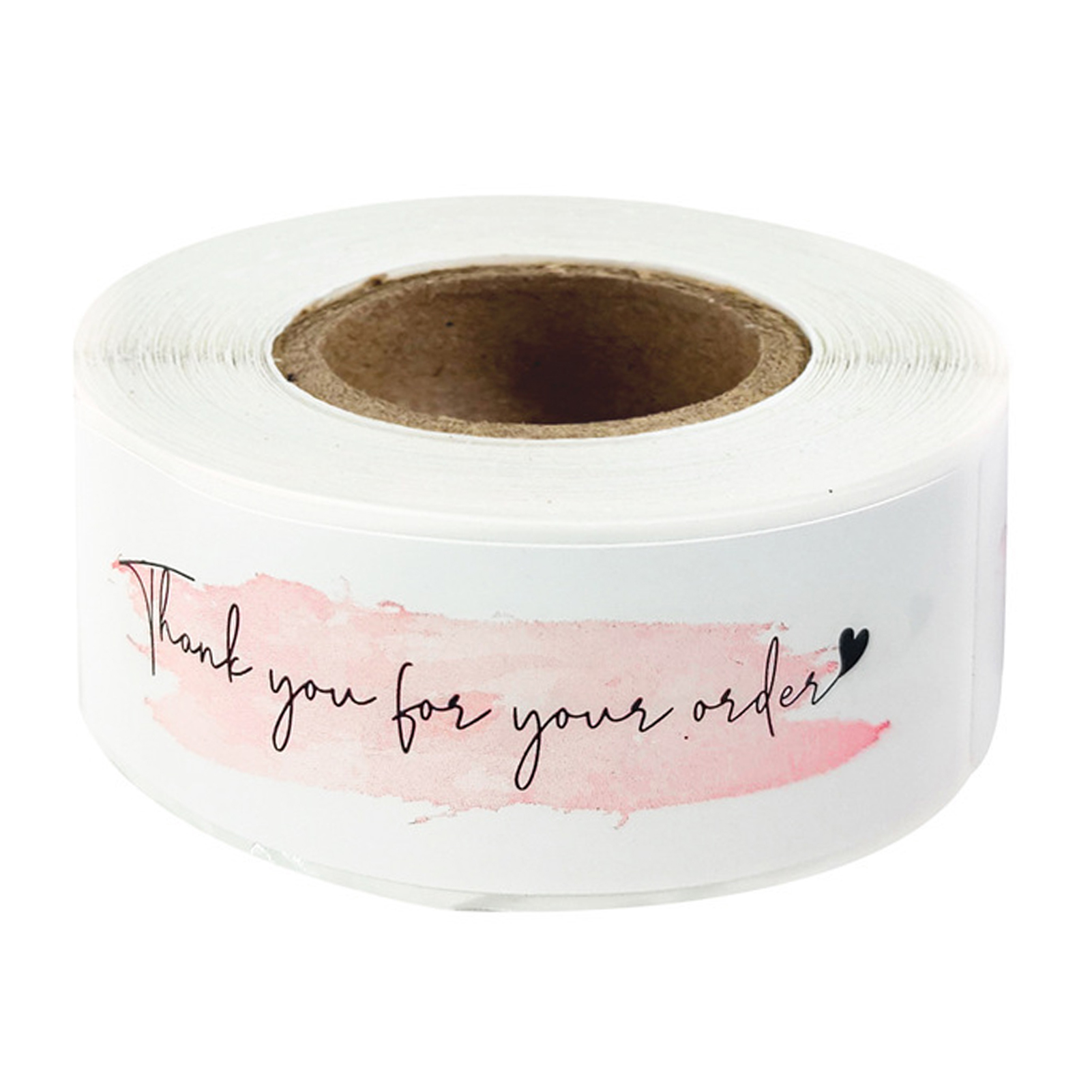 Farfi 120Pcs/Roll Thank You Stickers Handmade DIY Decorative Thank You ...