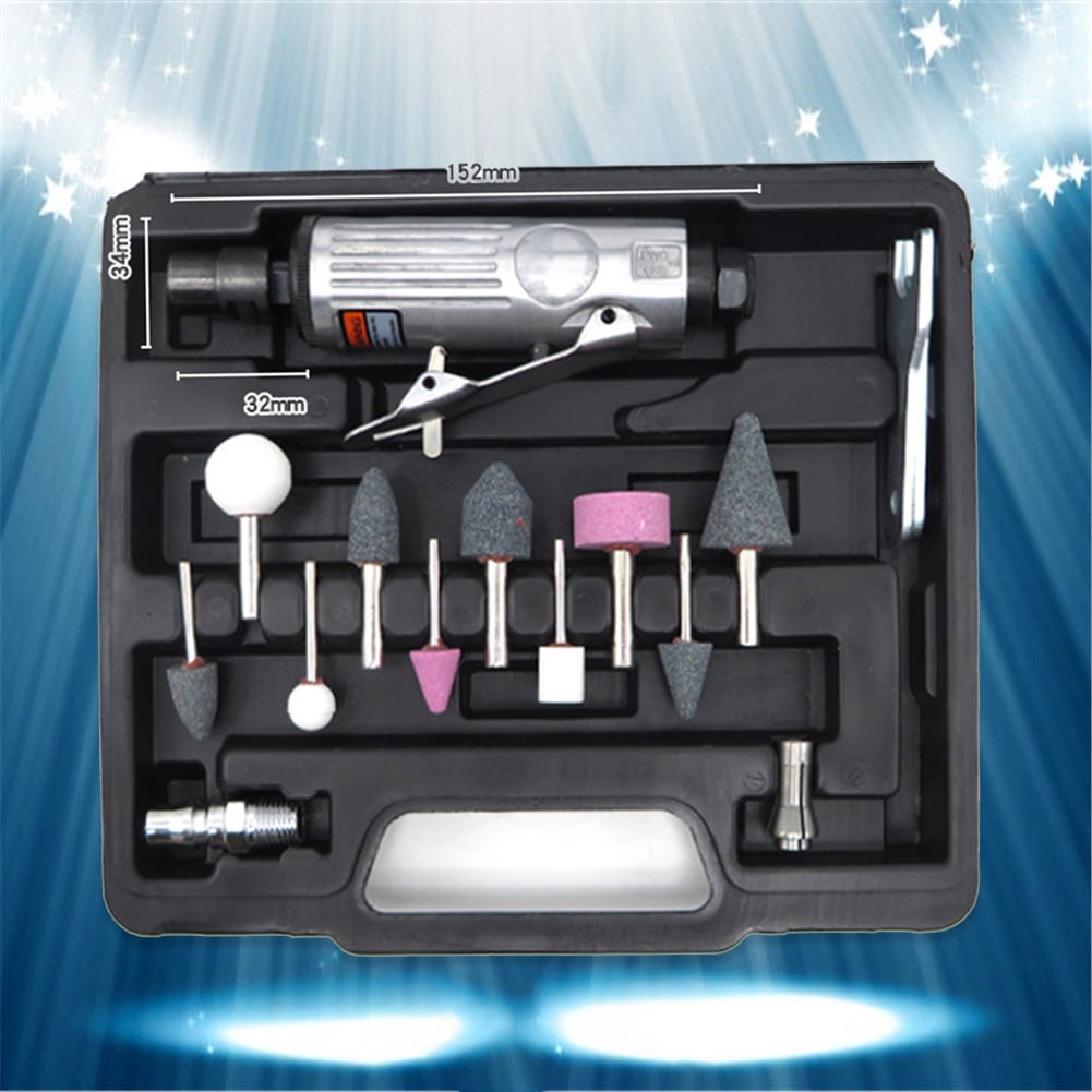 Farfi 16Pcs/Set 1/4 inch Pneumatic Engraving Grinder Polisher Tire ...