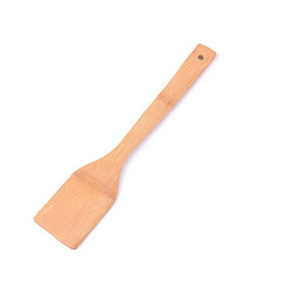 Farfi 1Pc Bamboo Anti-Slip Cooking Utensils Kitchen Tool Bamboo Spatula ...