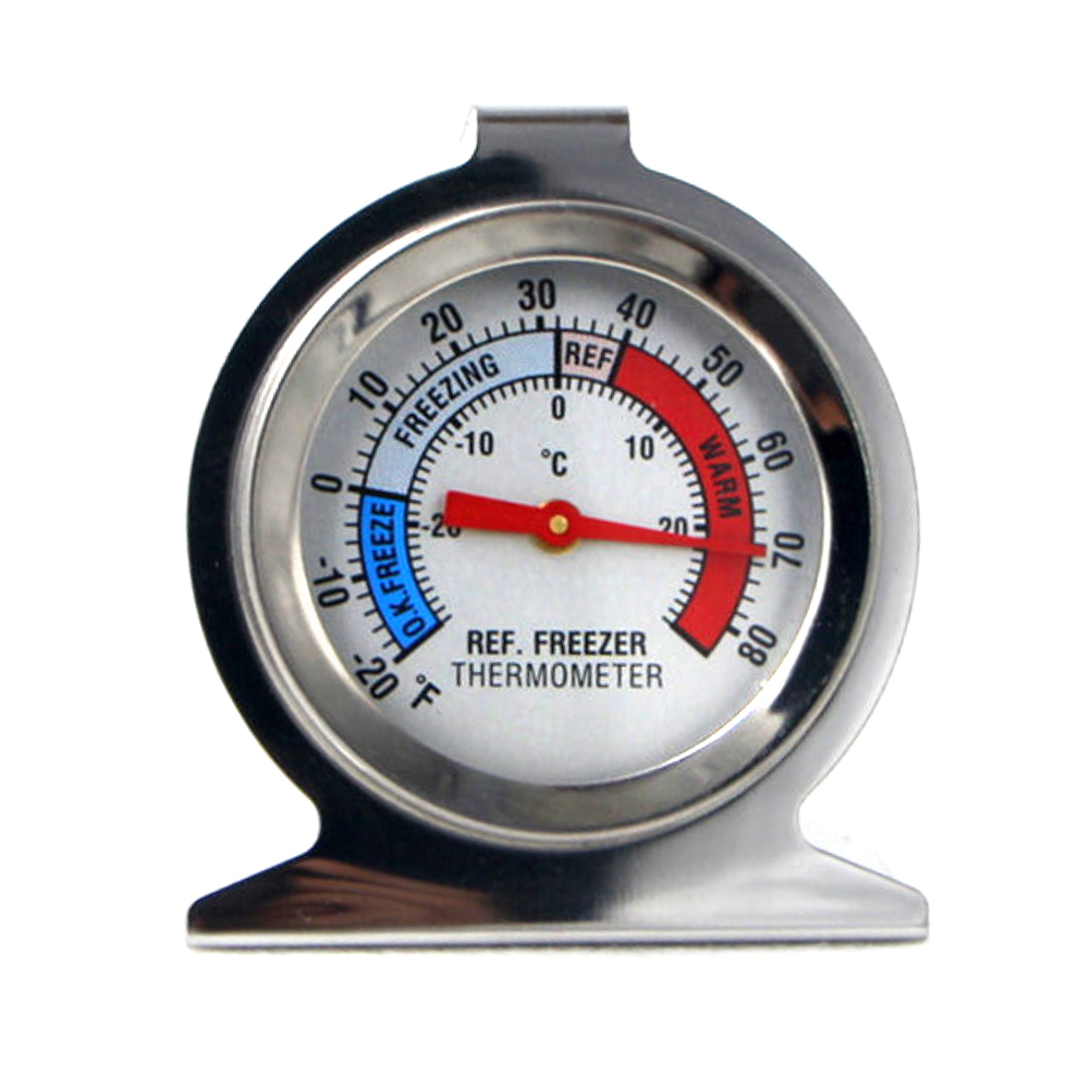 Farfi Refrigerator Thermometer Stainless Steel Dial Temperature Gauge Farfi Refrigerator Thermometer Stainless Steel Dial Temperature Gauge