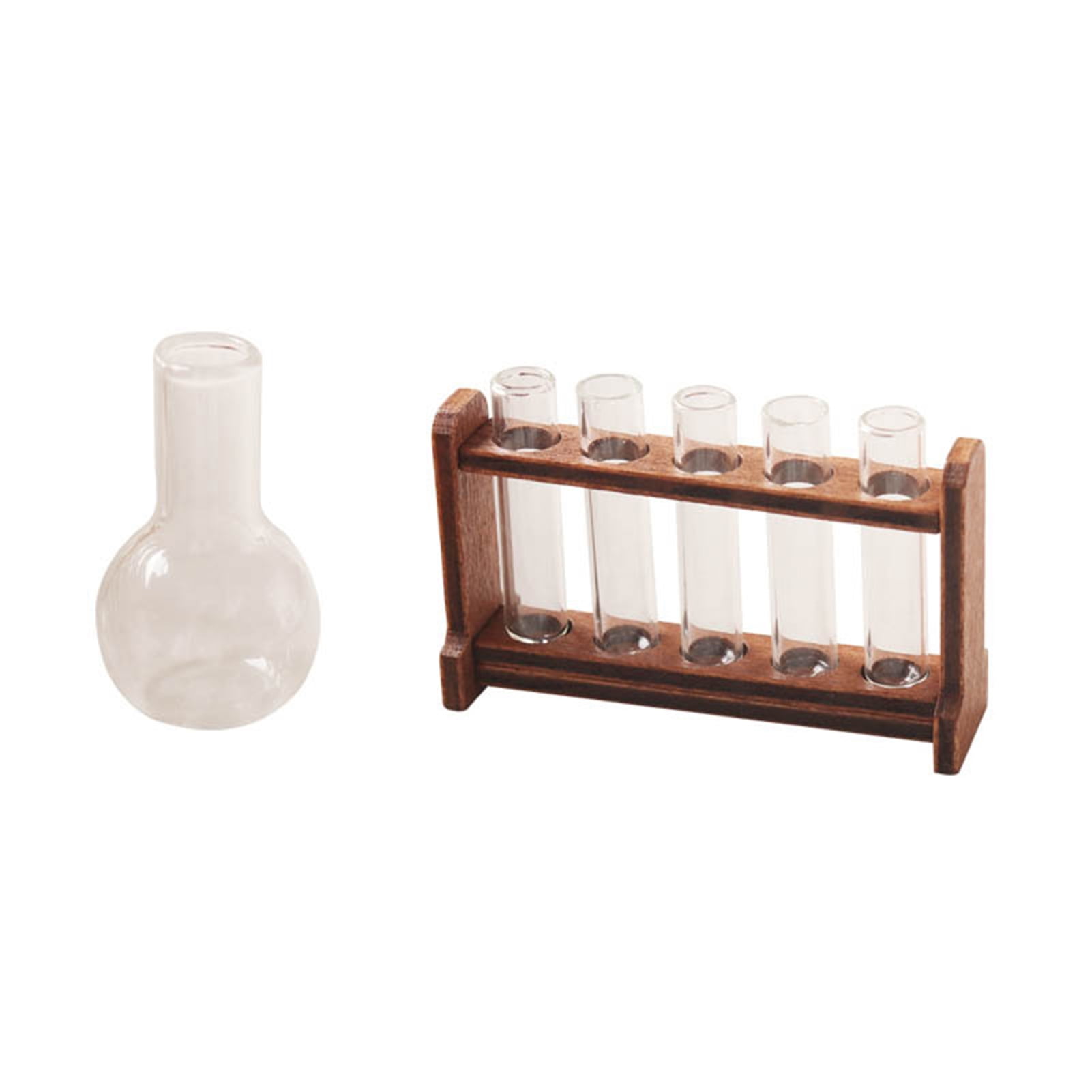 Farfi 1Set 1:6 Test Tube Rack Model Decorative Dollhouse Laboratory ...