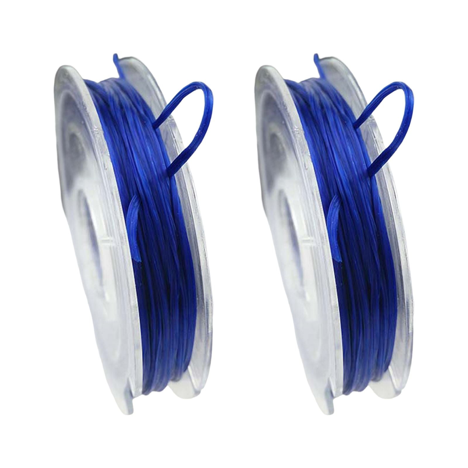 Farfi 2 Roll Beading Rope Reusable DIY Plastic Necklace Bracelet Jewelry Making Elastic Thread ...