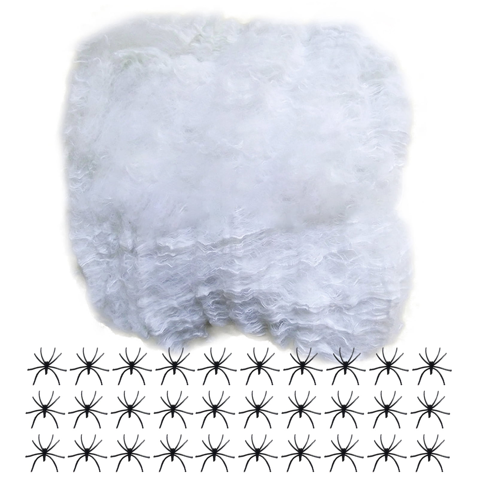 Farfi 20/40/60/100/120/200/300g Artificial Spider Web Glowing in The Dark Horrible Luminous ...