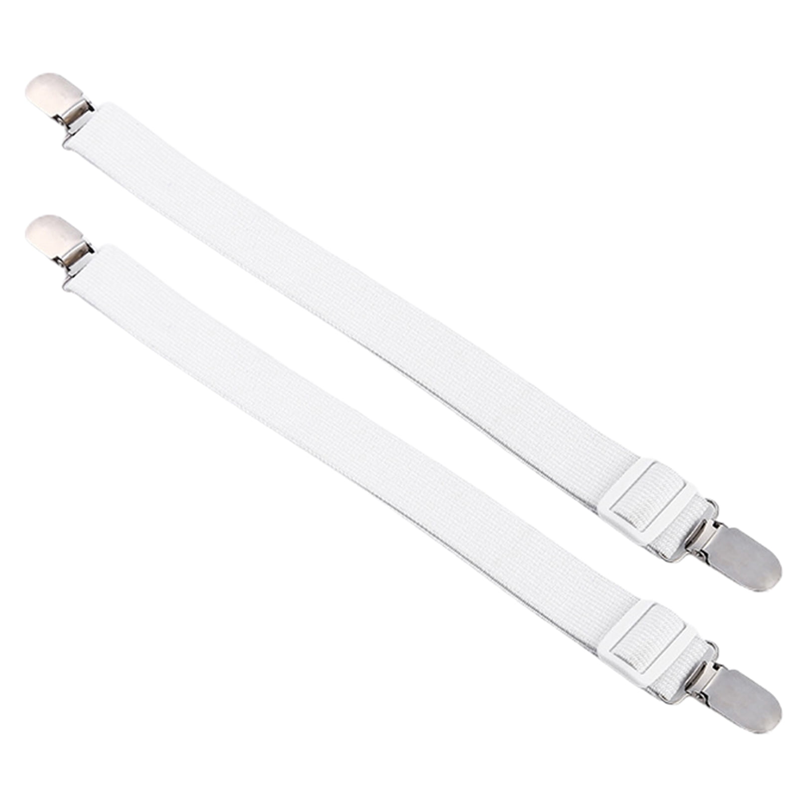 Farfi 2Pcs Adjustable Elastic Bed Sheet Clips Anti-slip Multipurpose ...