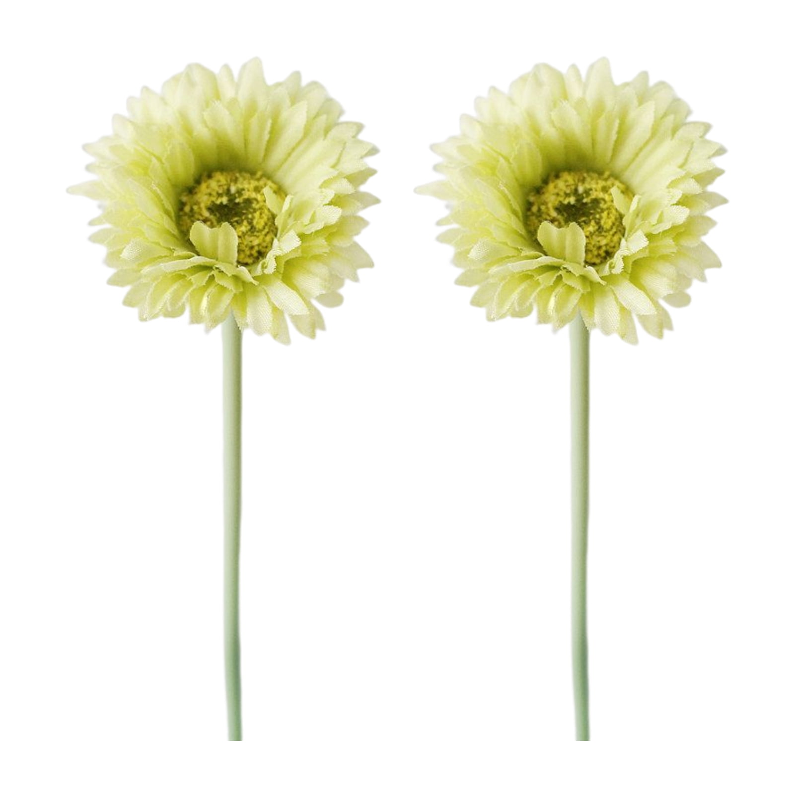 Farfi 2Pcs Artificial Flowers Realistic Looking Vibrant Color Thicker ...