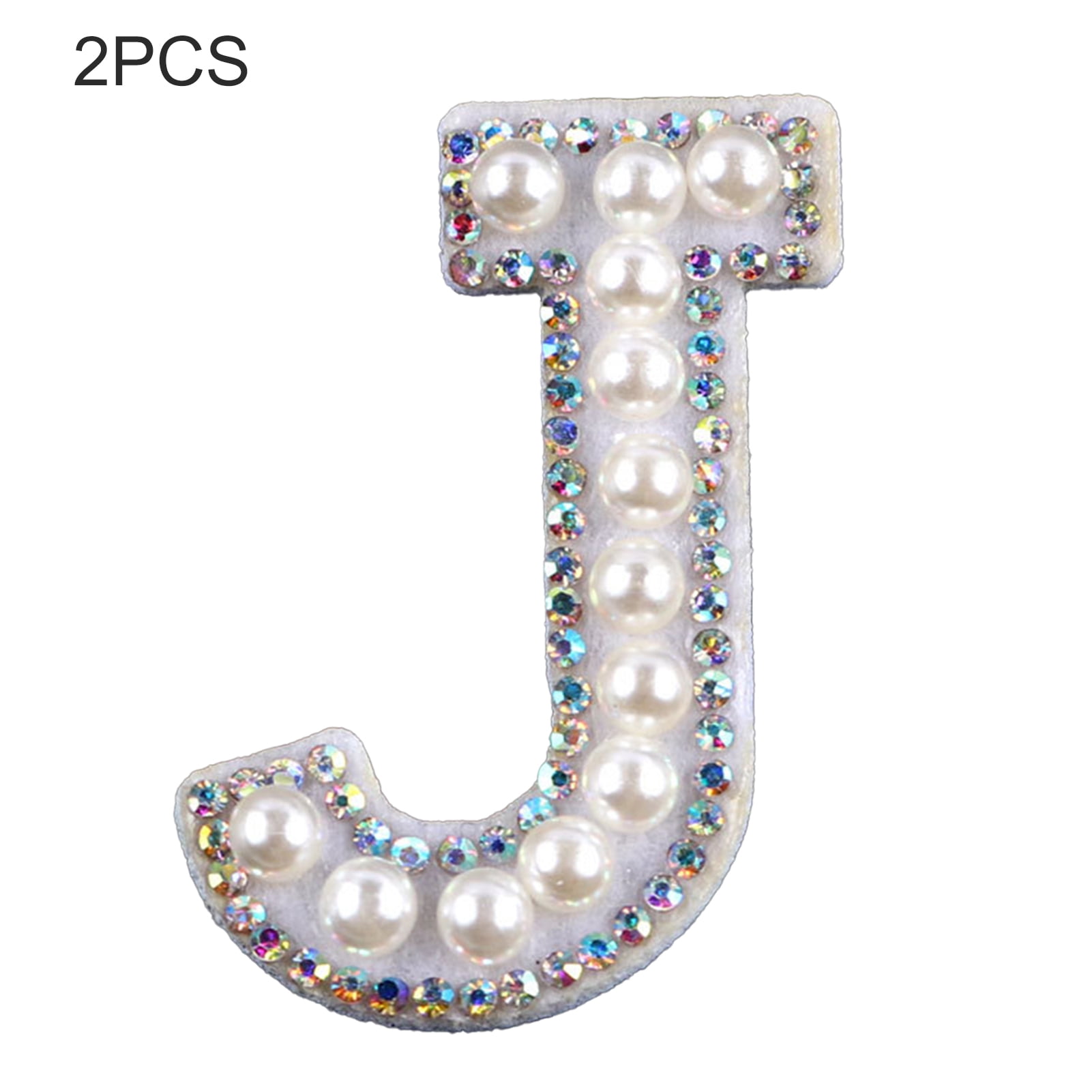 Farfi 2Pcs DIY Handmade Patch Decor Fabric Adorable English Letter ...