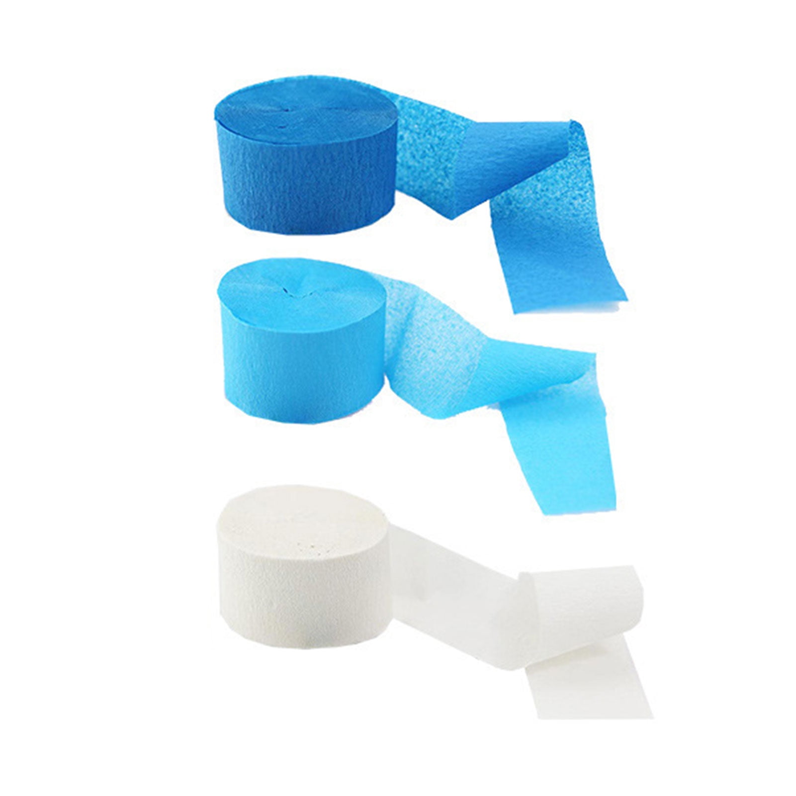 Farfi 3 Roll Crepe Paper Cuttable Crepe Paper Streamers Backdrop Decor ...