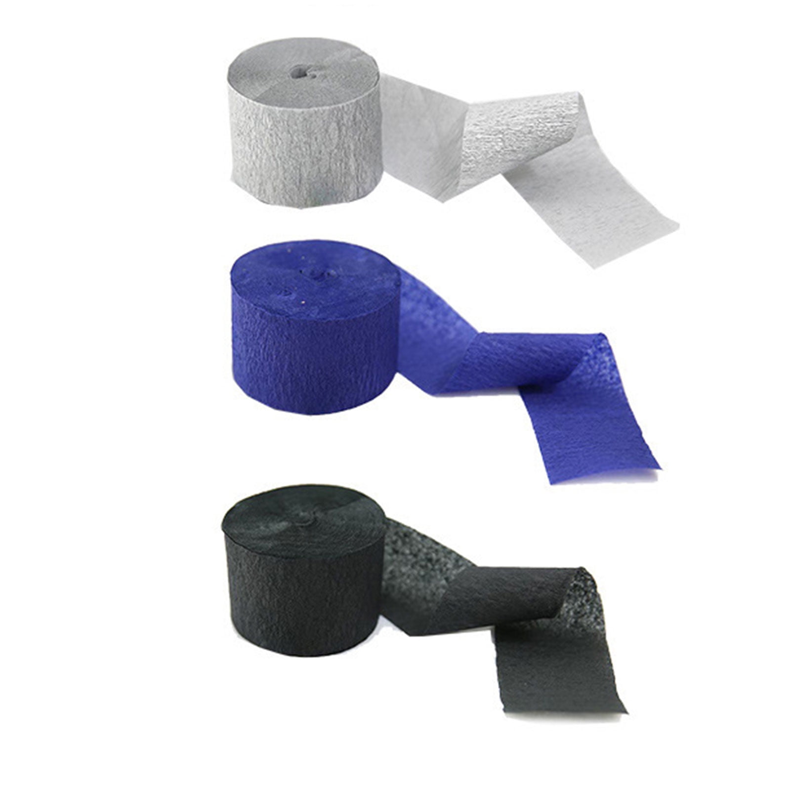 Farfi 3 Roll Crepe Paper Cuttable Crepe Paper Streamers Backdrop Decor ...