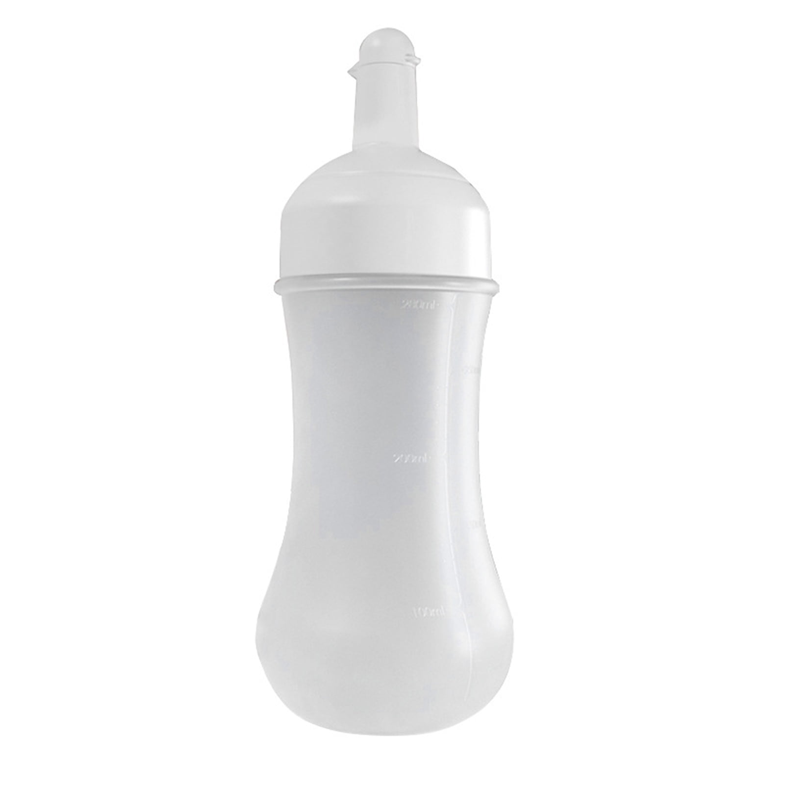Farfi 350ml Squeeze Bottle Multi-use Clear Scale PE Kitchen Strong ...