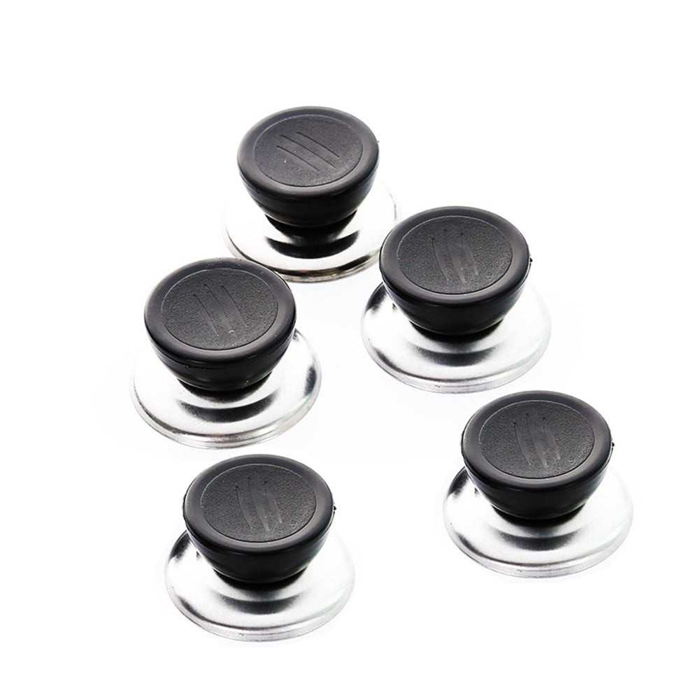Farfi 5 Pcs Home Kitchen Stainless Steel Universal Round Pot Cap Cover ...