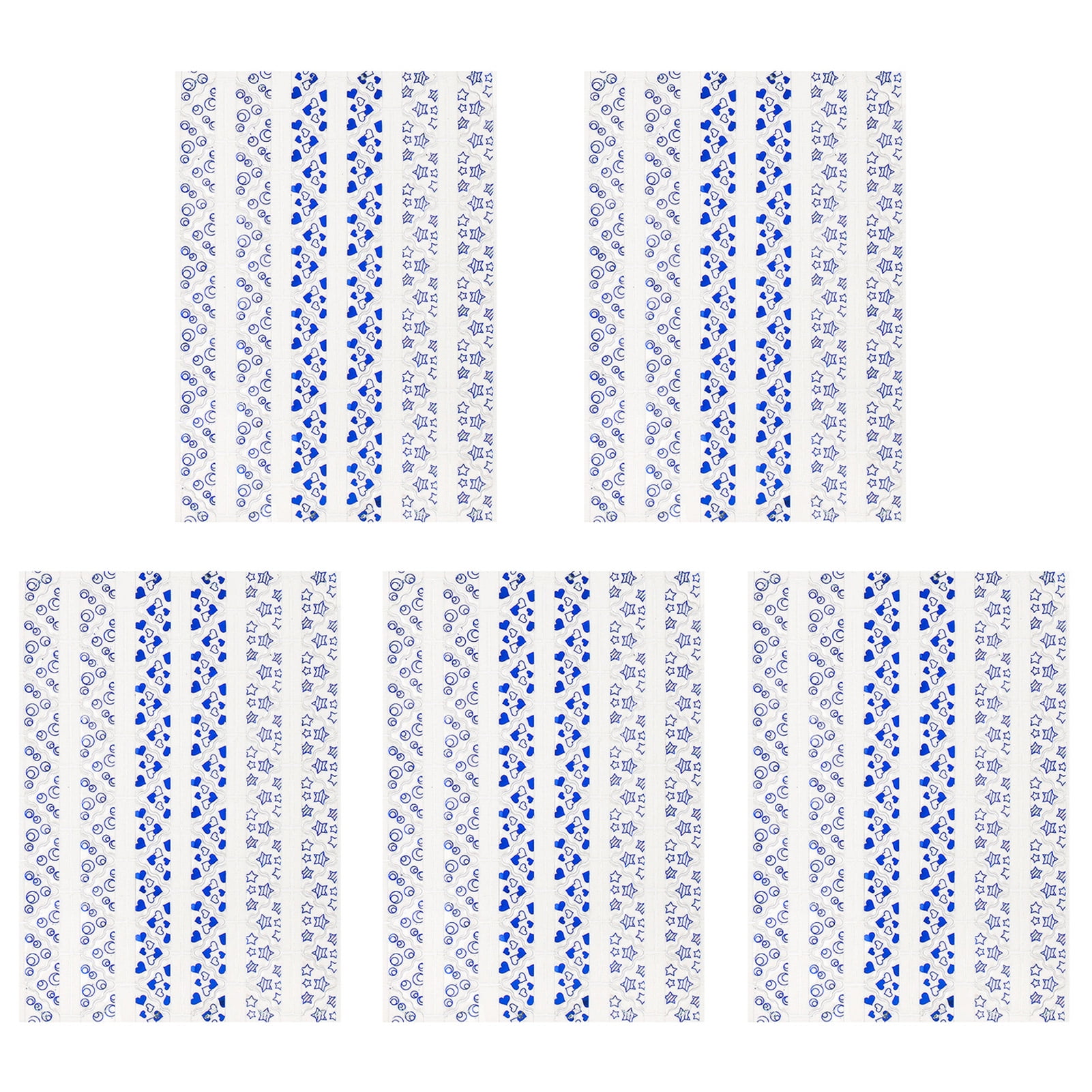 Farfi 5 Sheets Corner Stickers Adhesive DIY Hot Stamping Self-adhesive ...