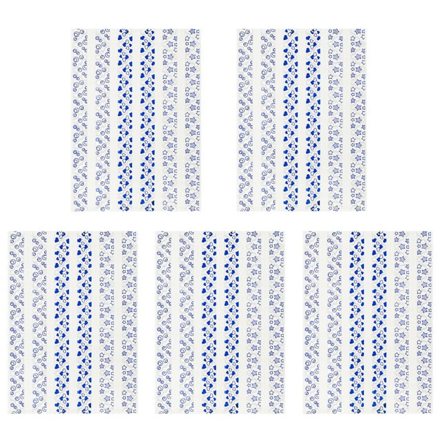 Farfi 5 Sheets Corner Stickers Adhesive DIY Hot Stamping Self-adhesive ...