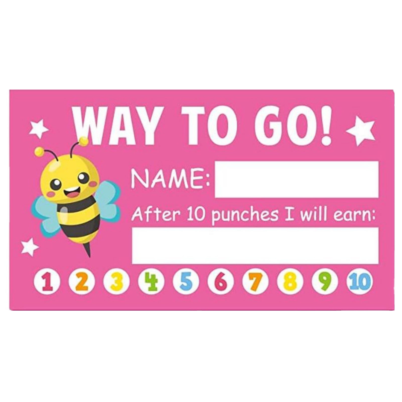 Farfi 50Pcs Reward Cards Versatile Motivational Supportive Incentive ...