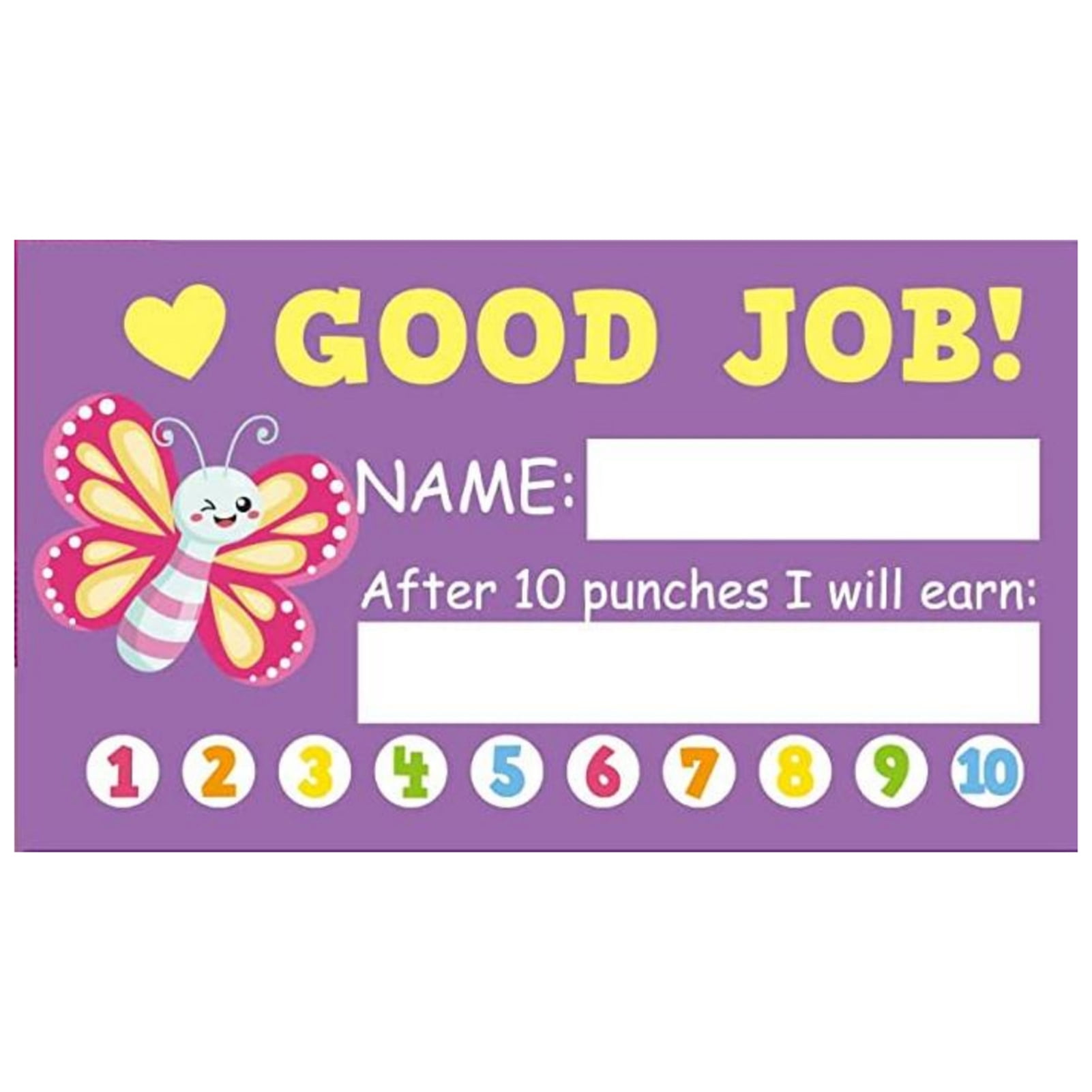 Farfi 50Pcs Reward Cards Versatile Motivational Supportive Incentive ...